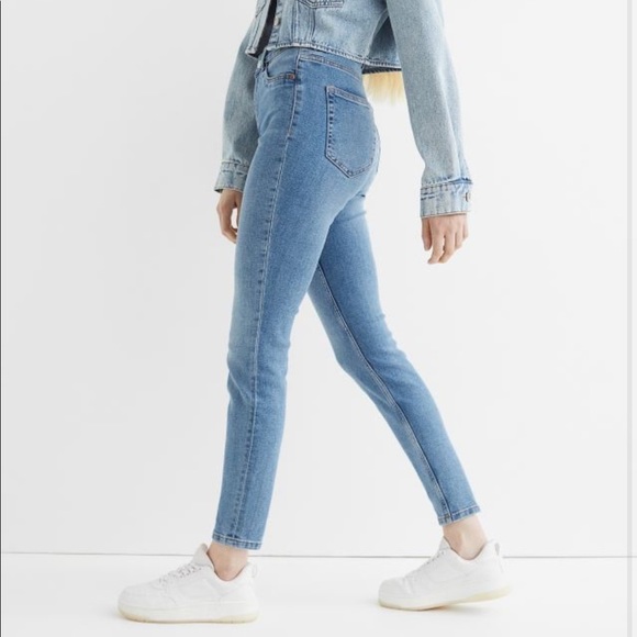 Divided | Jeans | Hm Divided Super Skinny High Rise Denim Blue Jeansnwt ...